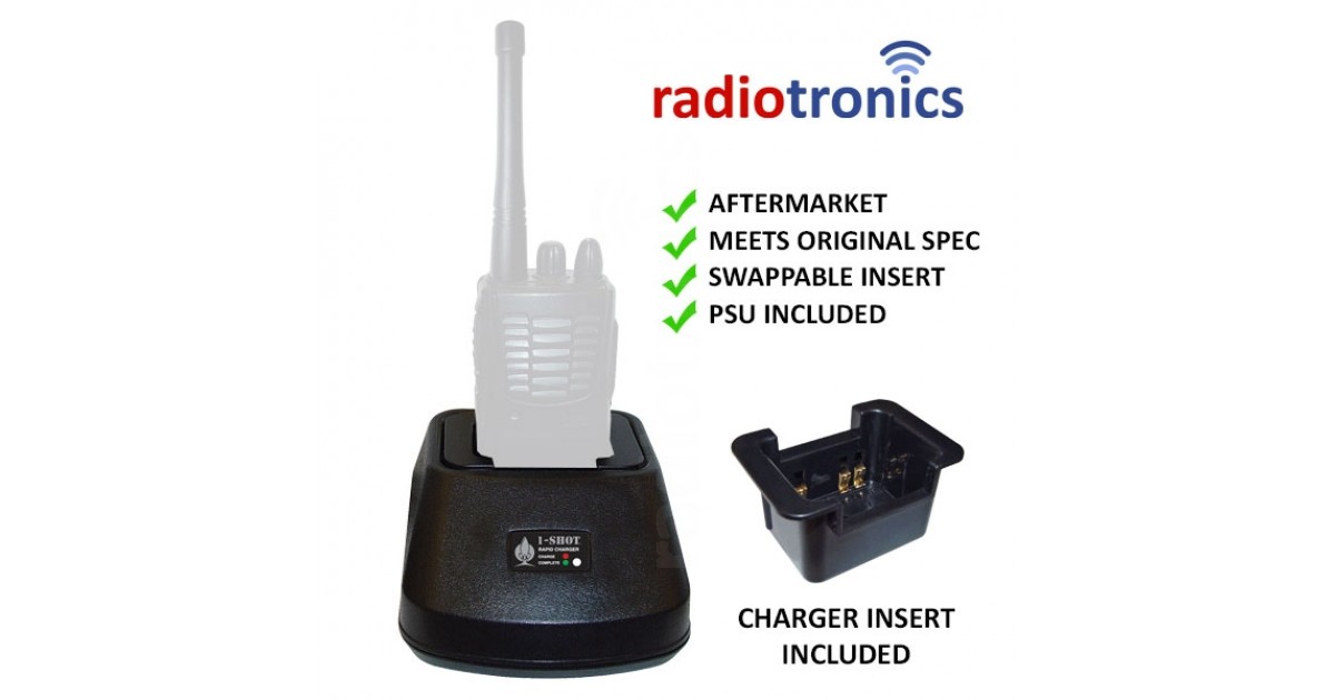 Radiotronics 1-SHOT-GP300 Single Charger For GP300 GP350 GP88 GTX P1225 ...
