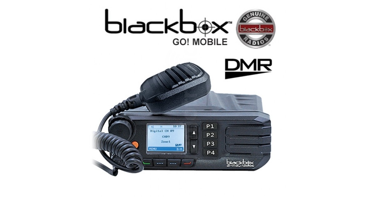 Blackbox GO! Mobile VHF Digital DMR Two Way Radio - Radiotronics USA