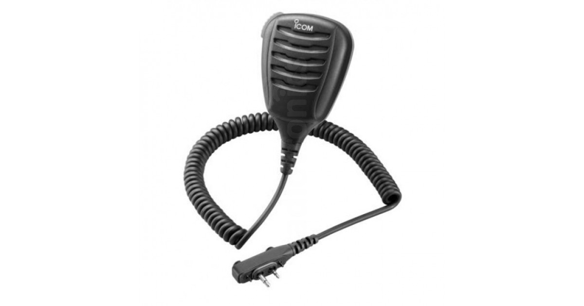 Icom HM-168LWP IC-F1000, IC-F2000, IC-V10MR, A16 Waterproof Speaker ...