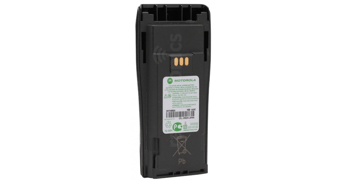 Genuine Motorola NNTN4852A PR400 CP200-XLS NiMH IS FM Battery ...