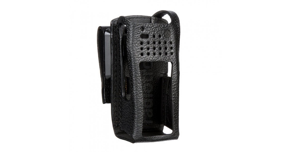 Motorola APX4000 Leather Carry Case with 2.5” Swivel Belt Loop - Radiotronics USA