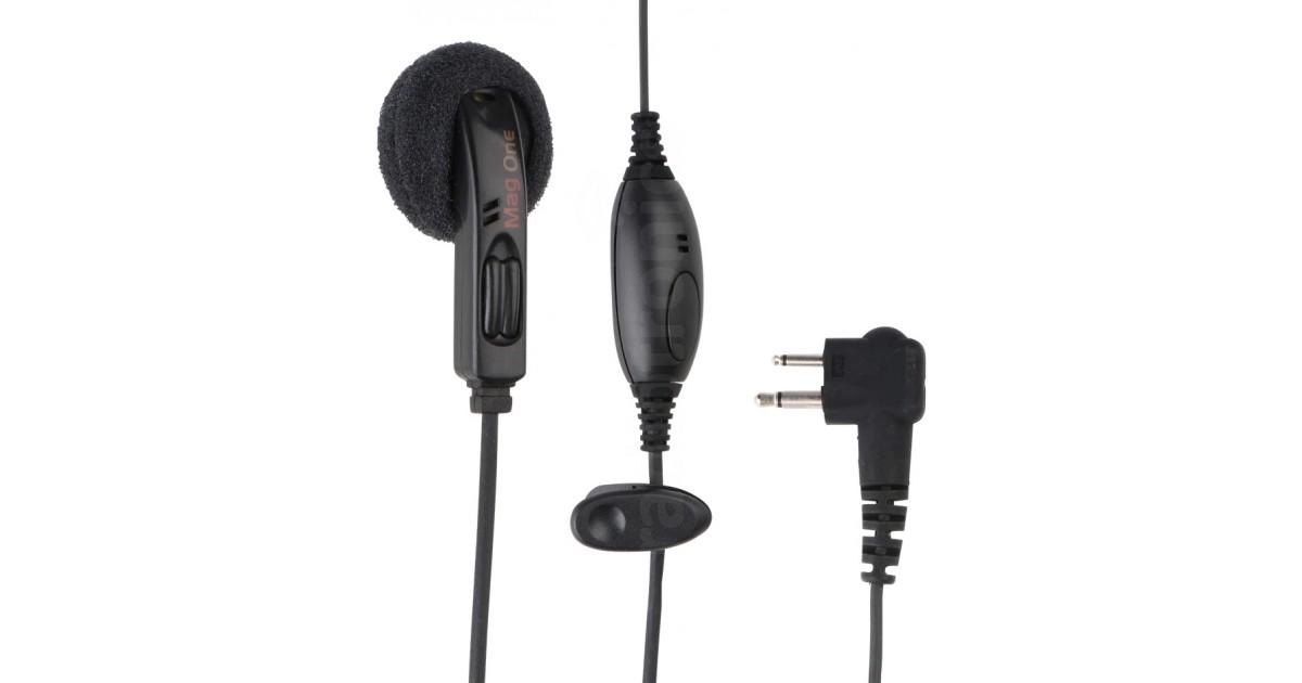 Genuine Motorola PMLN6534A CP200D Mag One Earpiece w/ Mic & PTT ...
