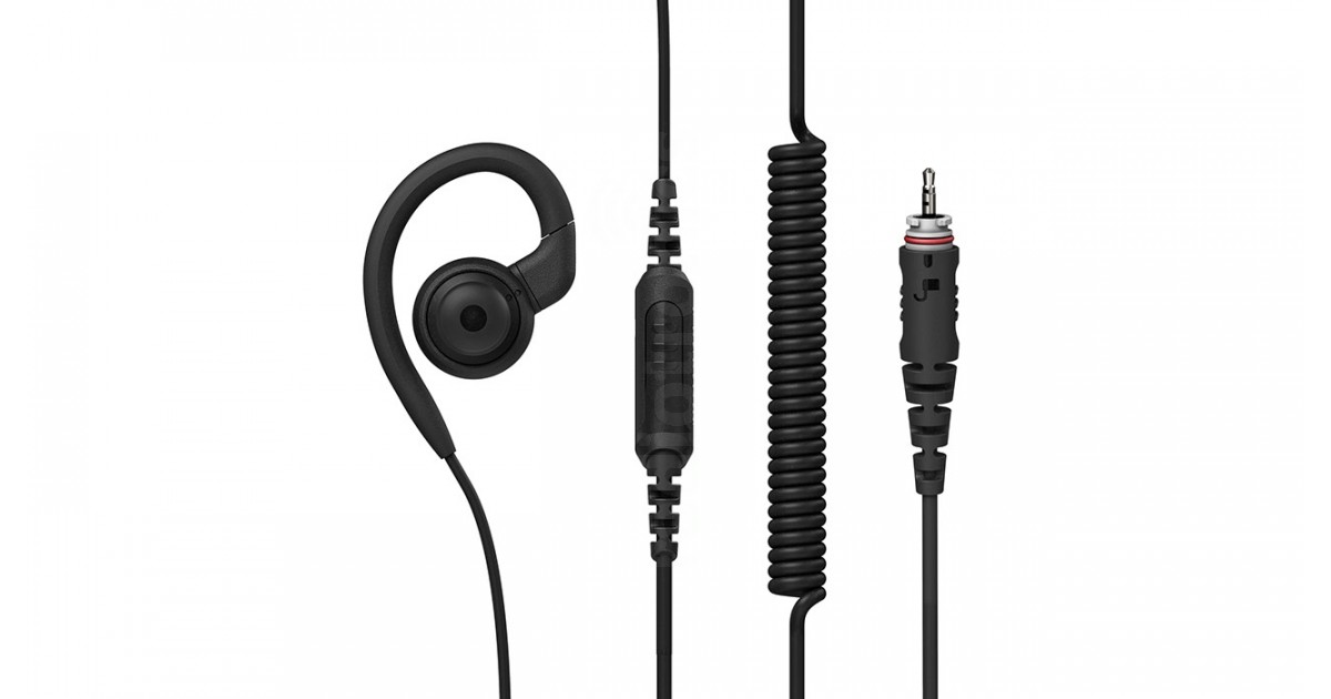 Motorola PMLN8077 Swivel Earpiece with In-Line PTT - Radiotronics USA