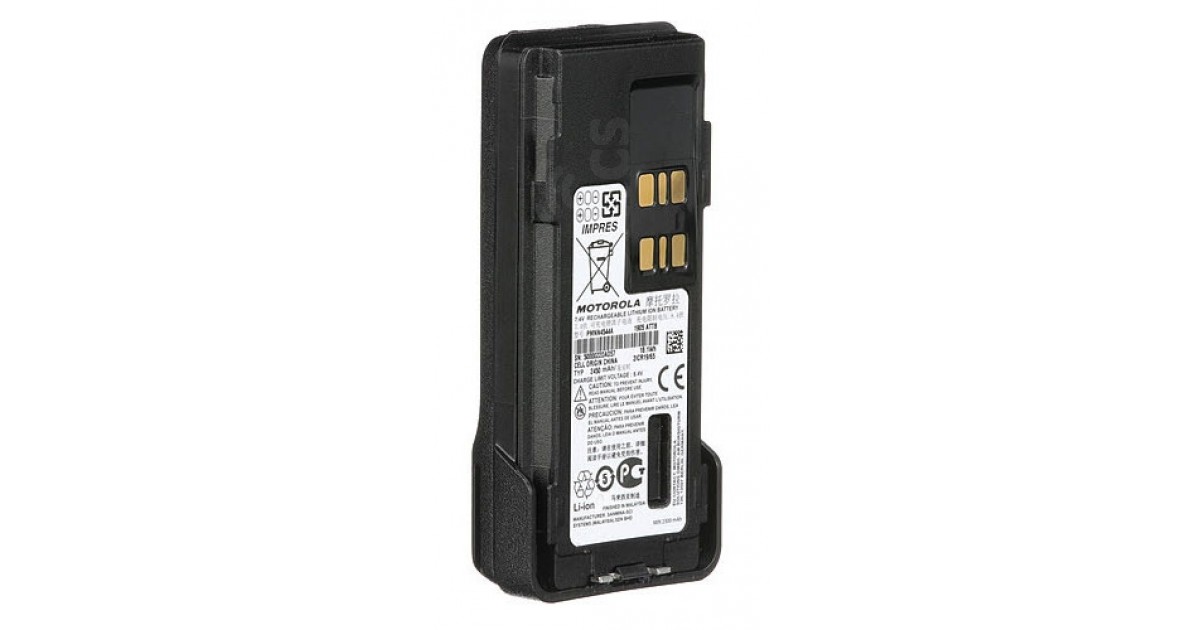 Motorola PMNN4544AR PMNN4544 2450mAh IMPRES Lithium Battery ...