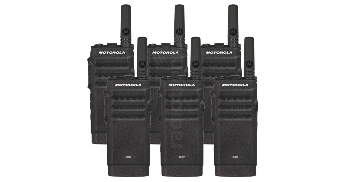 Motorola SL300 Preconfigured Six Pack & Build Your Own Bundle Package ...