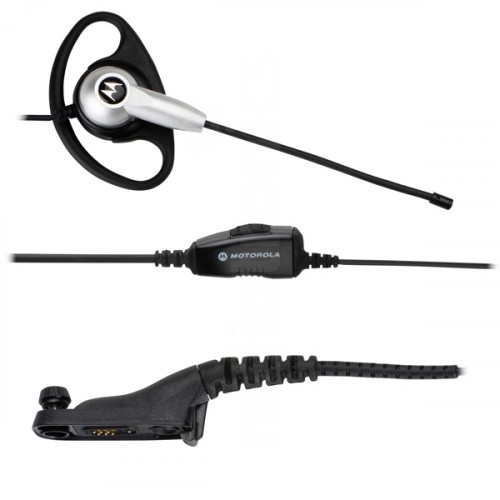 Genuine Motorola XPR7350e & XPR7550e D-Style Headset w/ In-line PTT ...