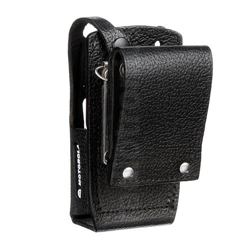 Motorola APX4000 Leather Carry Case with 2.5” Swivel Belt Loop - Radiotronics USA