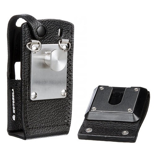 Motorola APX4000 Leather Carry Case with 2.5” Swivel Belt Loop - Radiotronics USA