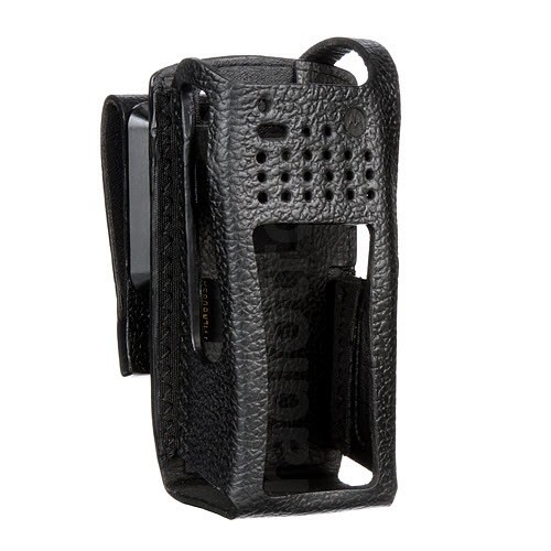 Motorola APX4000 Leather Carry Case with 2.5” Swivel Belt Loop - Radiotronics USA