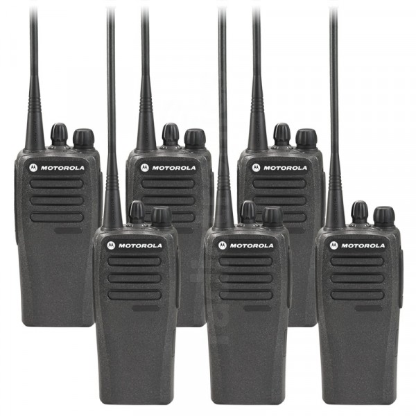 Motorola CP200d Preconfigured Six Pack & Build Your Own Bundle Package ...