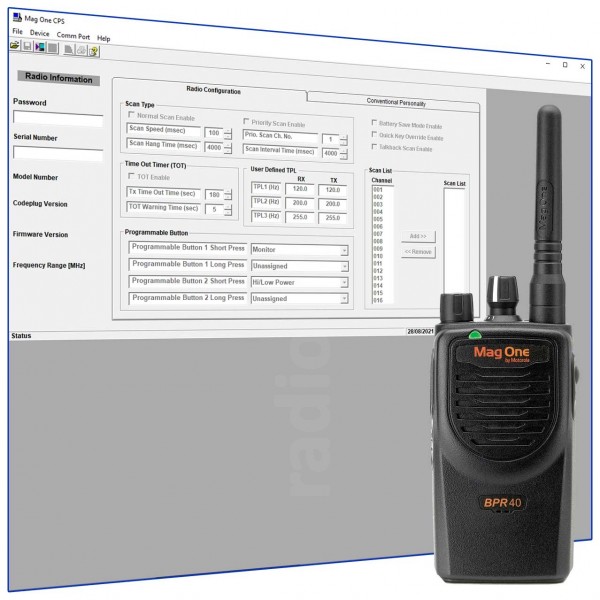 Motorola MagOne BPR40 Programming Software - Radiotronics USA