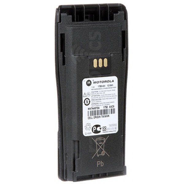 Genuine Motorola CP200 & CP200d Slimline Lithium Battery NNTN4970A ...