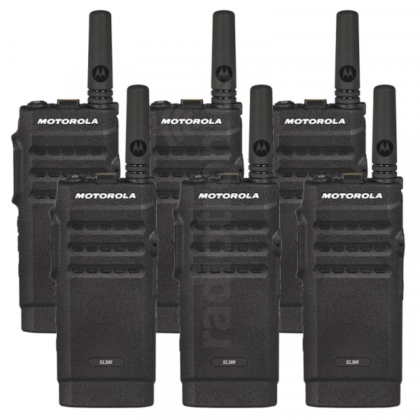 Motorola SL300 Preconfigured Six Pack & Build Your Own Bundle Package ...